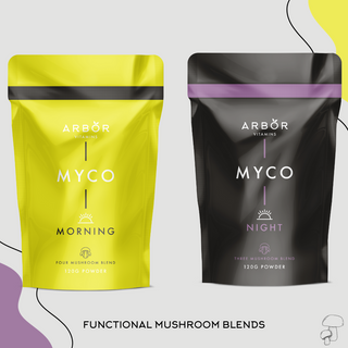 Arbor Vitamins: TRINITY & MYCO: Mushroom & Nutrient Supplements